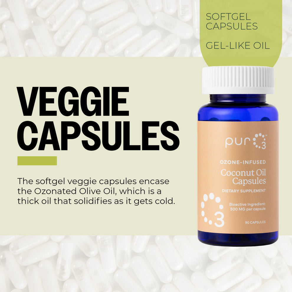 Ozone-Infused Coconut Oil Capsules – PurO3