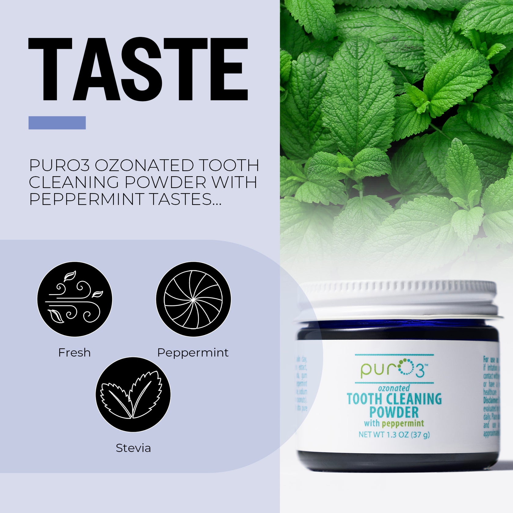 Ozone-Infused Tooth Cleaning Powder – PurO3