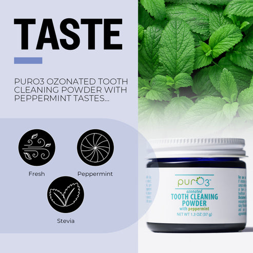 Ozone-Infused Tooth Cleaning Powder – PurO3
