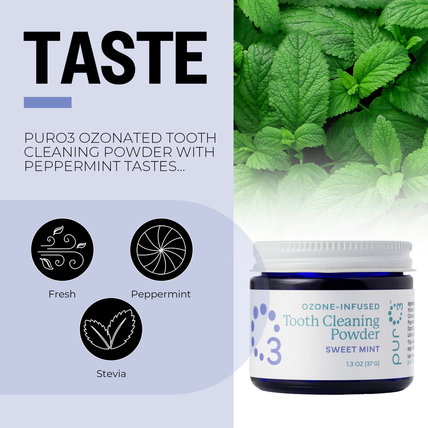 Ozone-Infused Tooth Cleaning Powder – PurO3